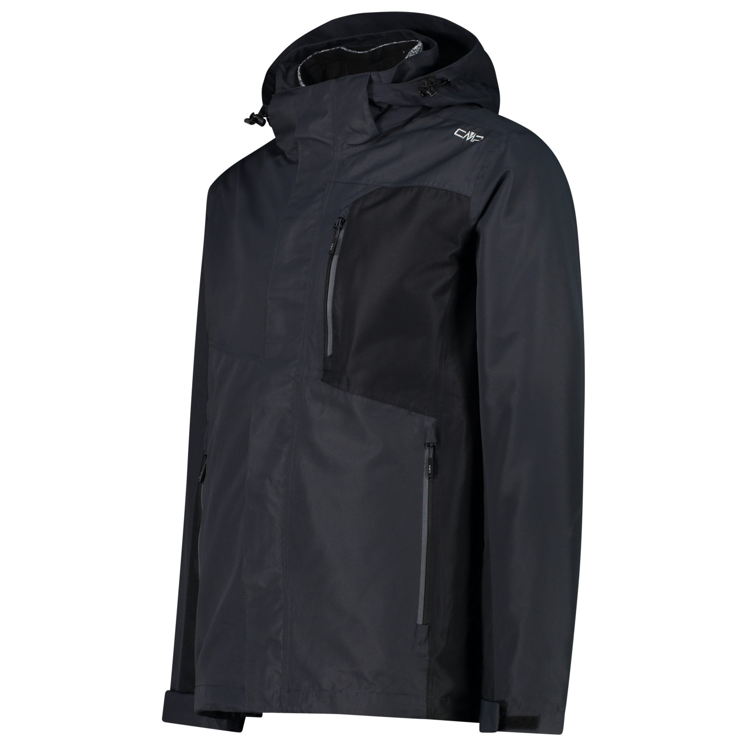CMP Jacket Zip Hood Detachable Inner Jacket Twill - Veste 3-en-1 Homme ...