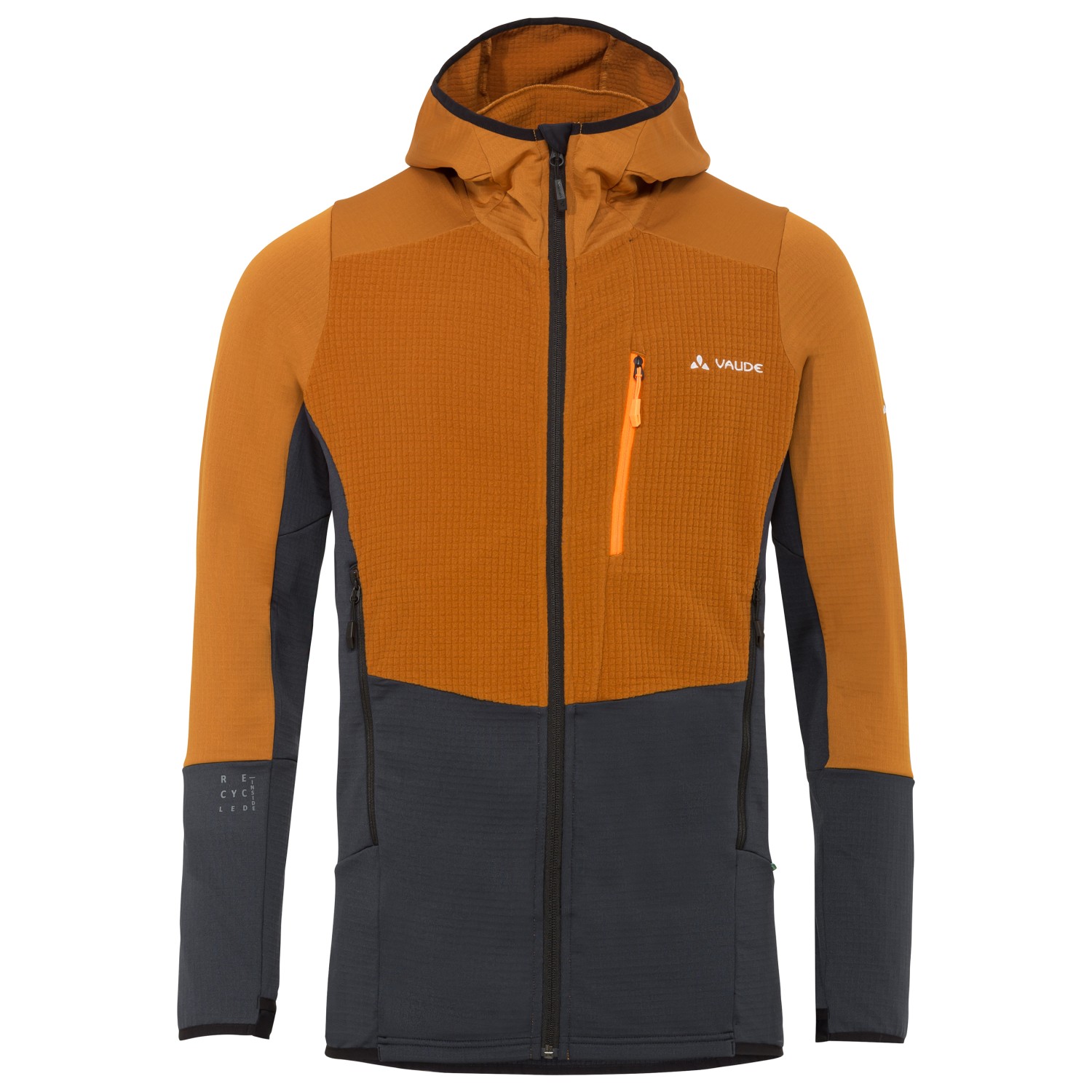 Vaude Monviso Hooded Grid Fleece Jacket - Fleece Jacket Men's | Buy ...