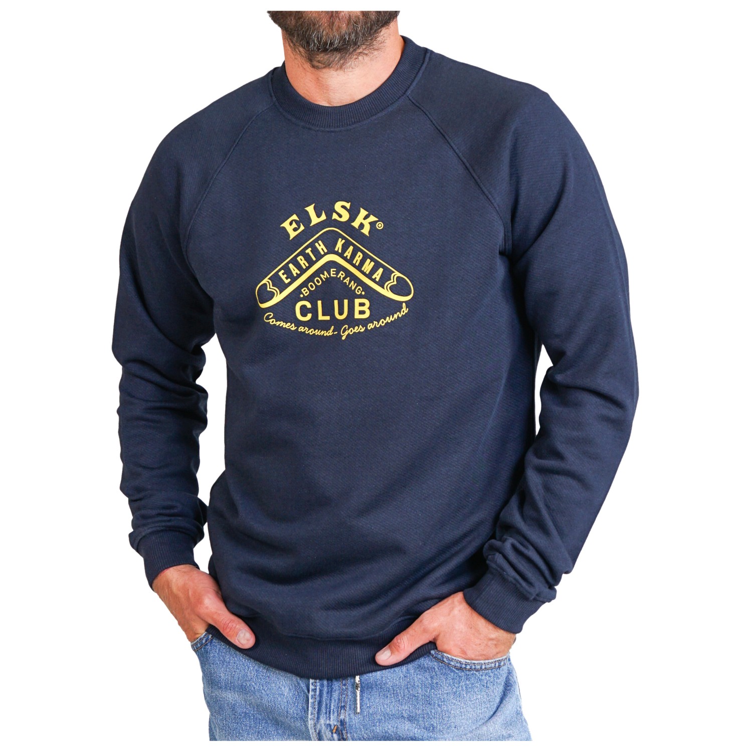 ELSK Boomerang Tværs Crewneck - Pullover Herren online kaufen ...