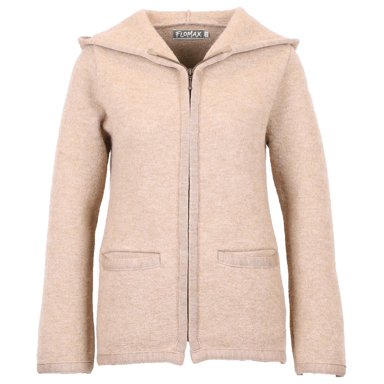 Flomax Boiled Wool Hooded Jacket Maja - Wool jacket Women's | Free EU ...