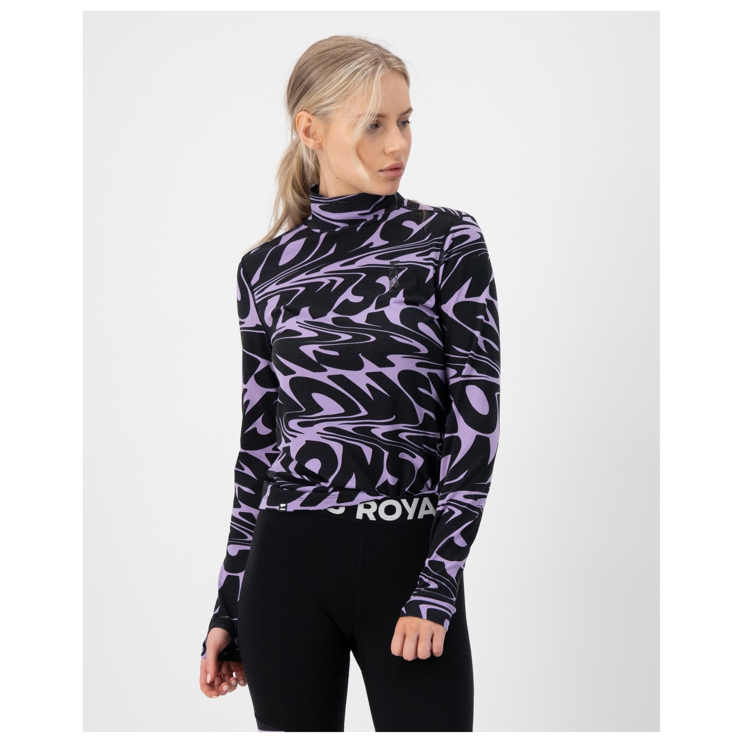 Mons Royale Cascade Mock Neck L/S - Merino Base Layer Women's | Buy ...