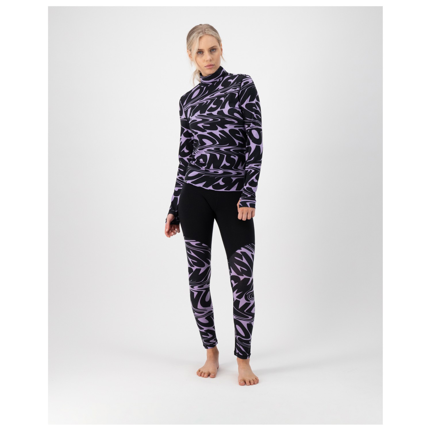 Mons Royale Cascade Mock Neck L/S - Merino Base Layer Women's | Buy ...