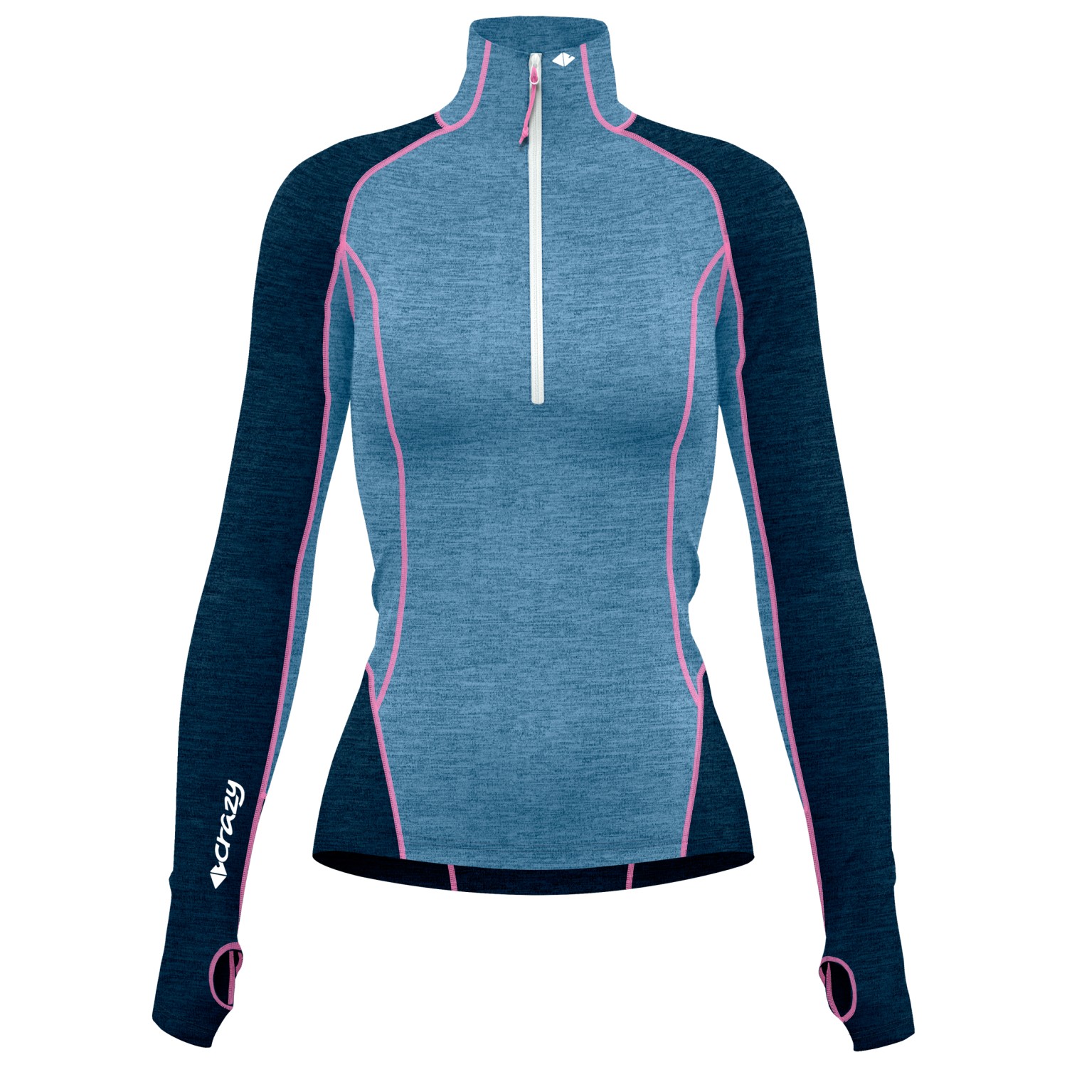 Crazy Idea Pull Allure Zip - Funktionsshirt Damen | Versandkostenfrei ...