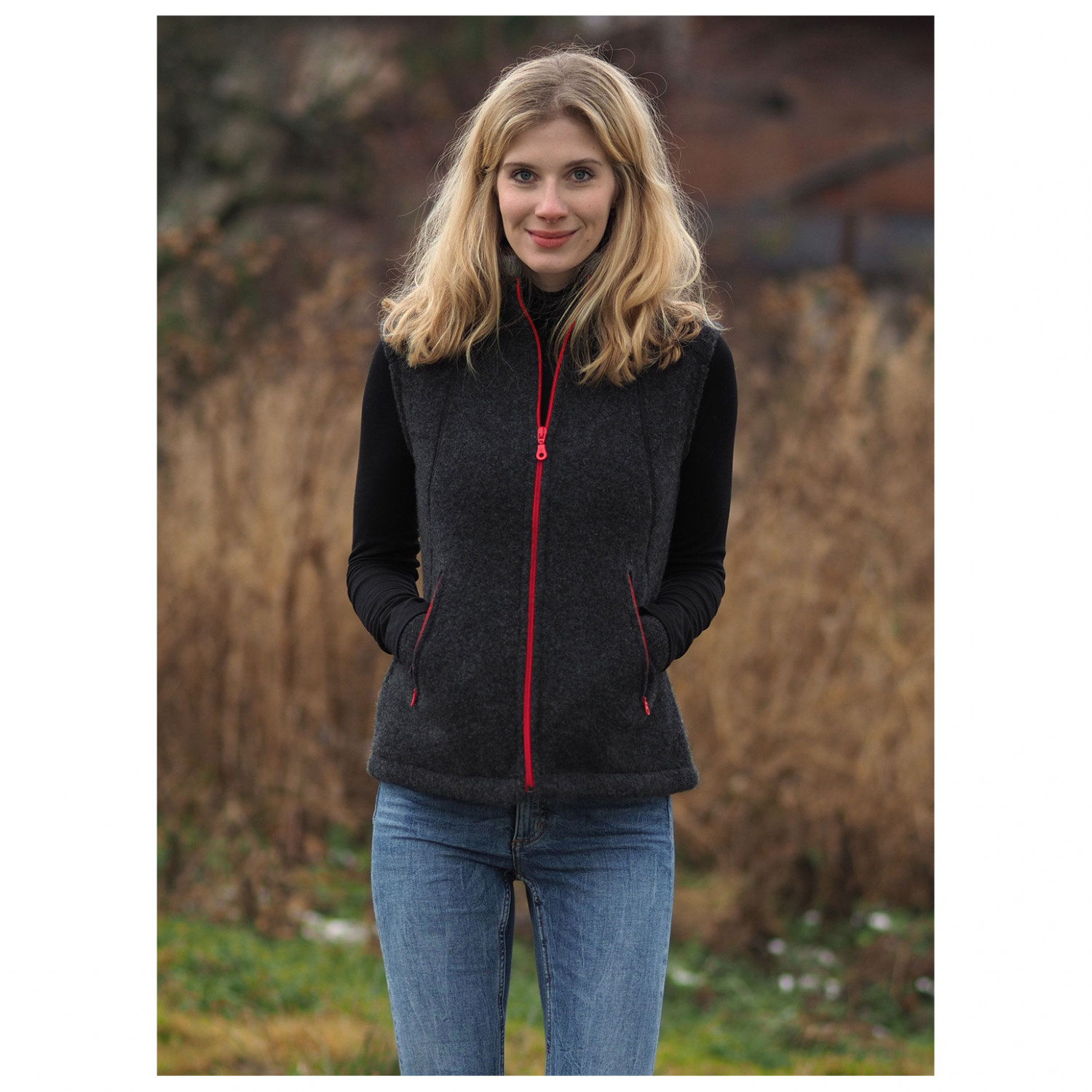 Reiff Fleeceweste Vail - Gilet in lana merino Donna | Acquista online ...