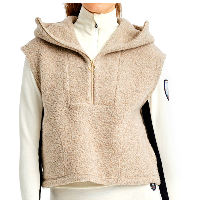 We Norwegians Alta Shearling Vest - Merino Vest Women's | Free UK ...