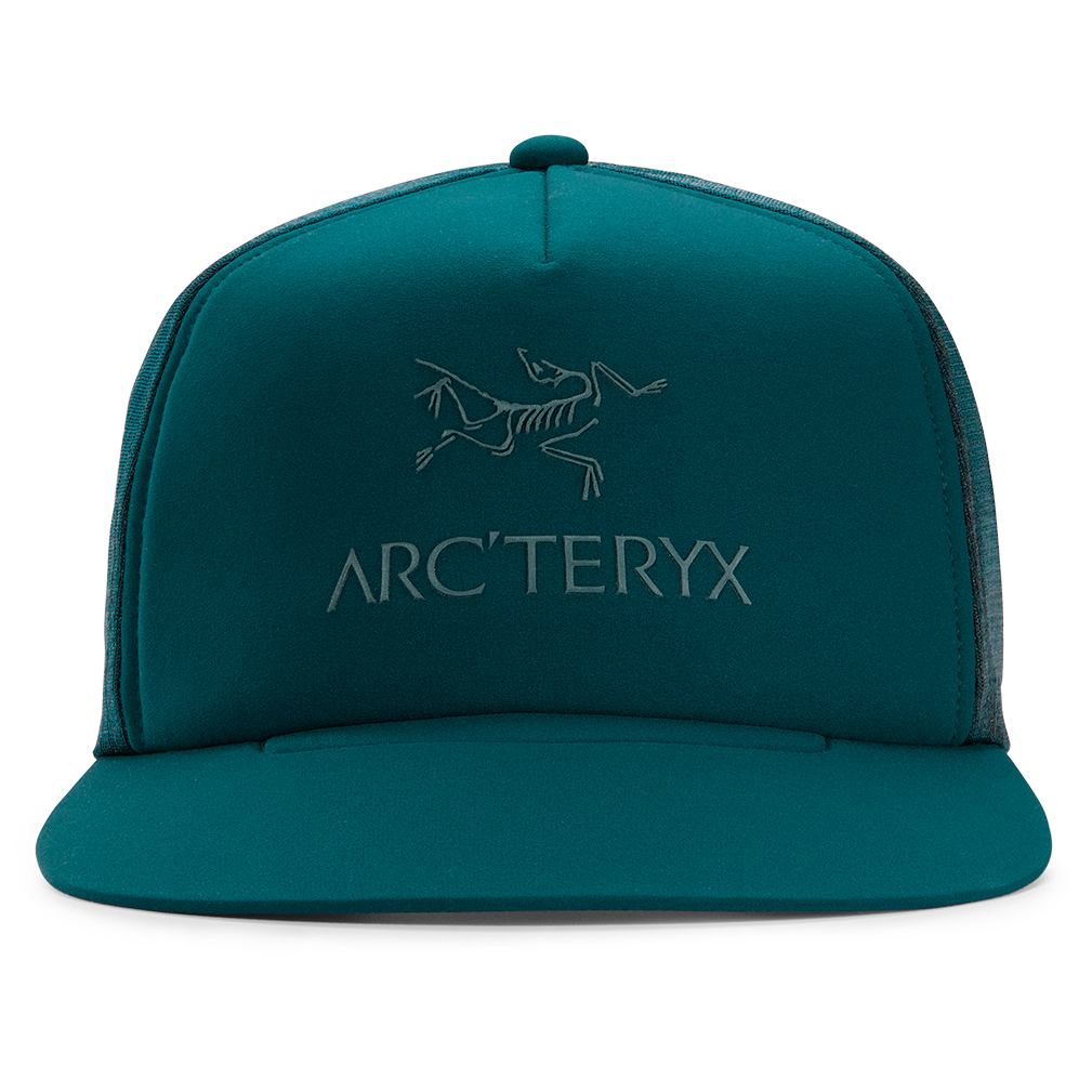 Arc'teryx Logo Trucker Flat - Cap | Buy online | Alpinetrek.co.uk