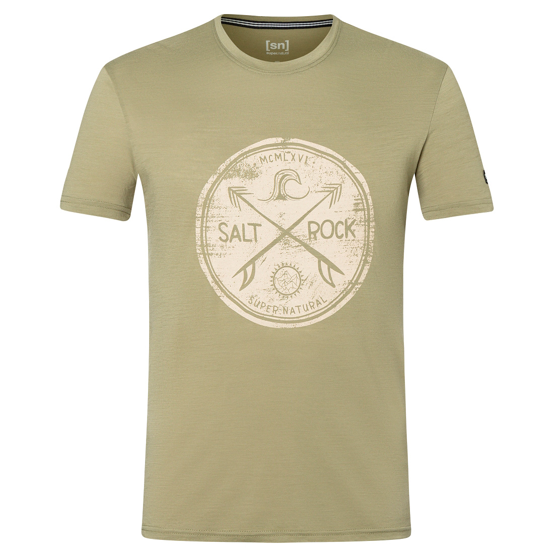 Super.natural Salt & Rock Tee - Merino shirt Men's | Buy online ...