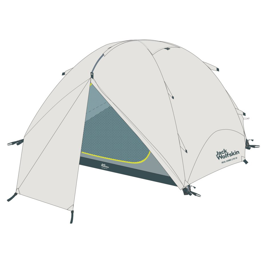 Jack Wolfskin Real Dome Lite II - 2-person tent | Free EU Delivery ...