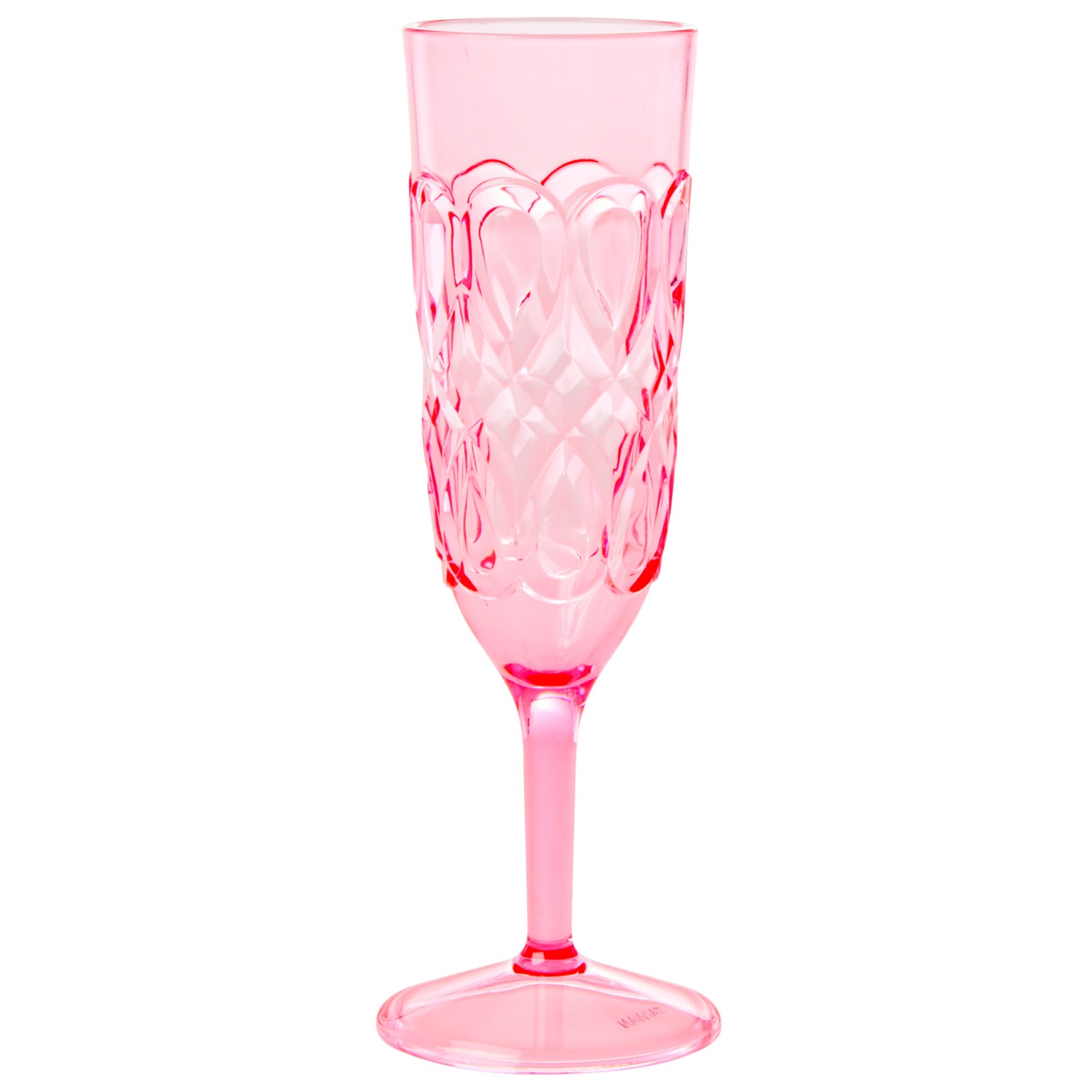 Rice Acrylic Champagne Glass w/ Swirly Embossed Detail online kopen ...