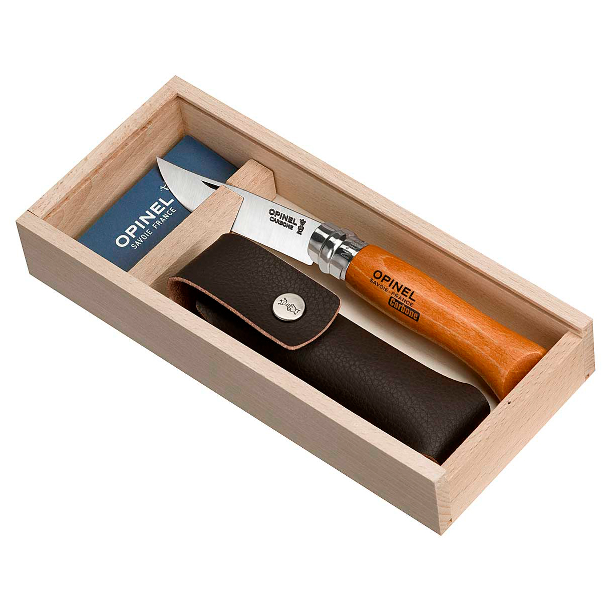 Opinel No 08 Carbon mit Etui - Messer online kaufen | Bergfreunde.de
