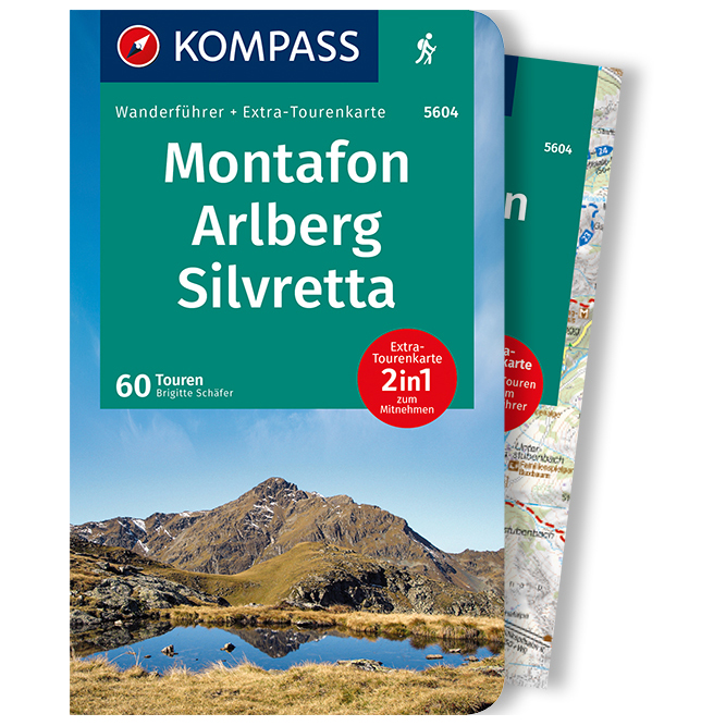 Kompass Montafon, Arlberg, Silvretta - Wandelgids online kopen ...