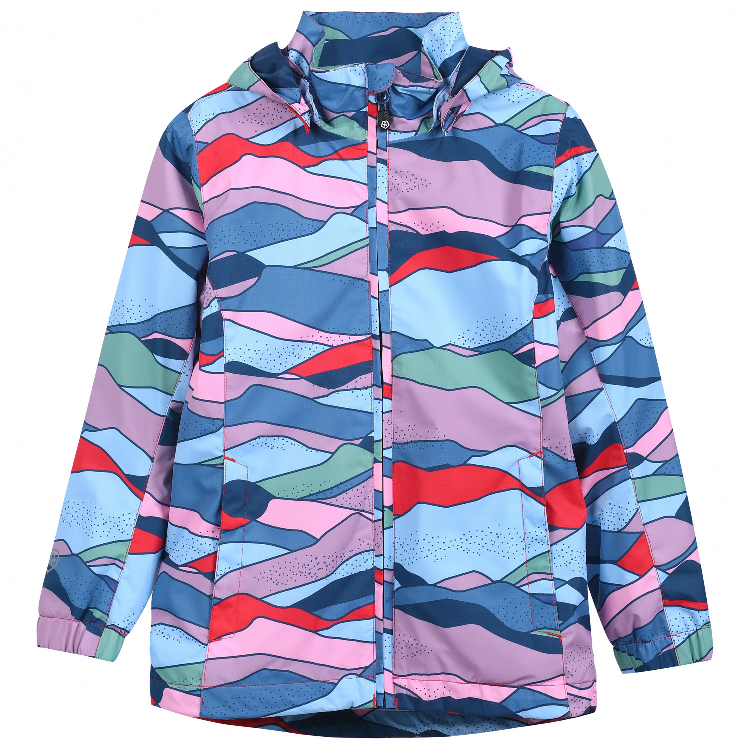 Color Kids Jacket AOP - Regenjacke Kinder | Versandkostenfrei ...