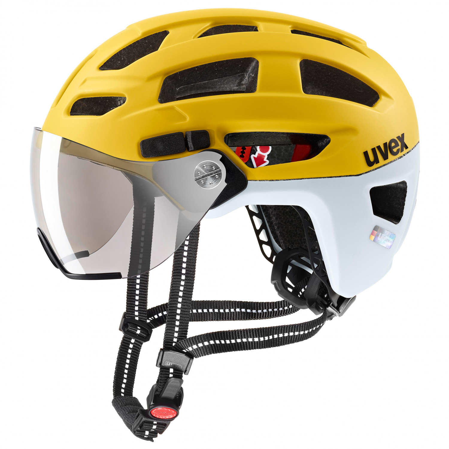 Uvex Finale Visor Litemirror Silver Cat.1 - Bike helmet | Free EU ...