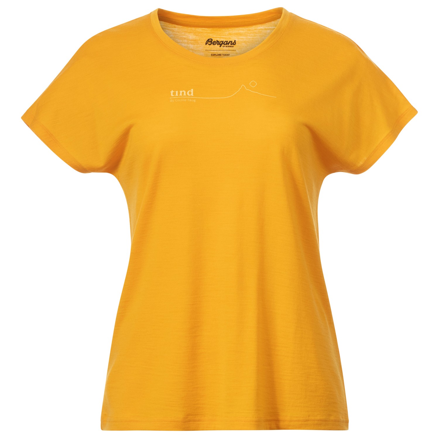 Bergans Tind Crux Merino Tee - Merinoshirt Damen | Versandkostenfrei ...