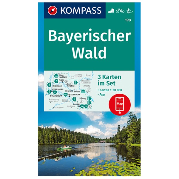 Kompass Bayerischer Wald - Hiking map | Product Review | Alpinetrek.co.uk