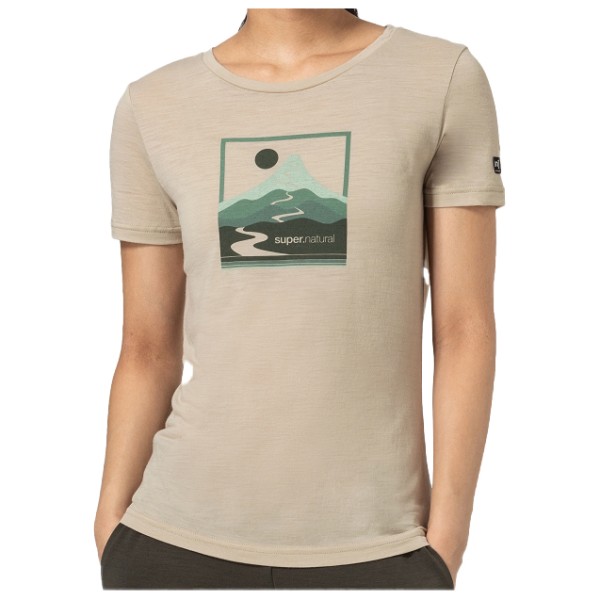 Super.natural Trace Hill Tee - Merinoshirt Damen online kaufen ...
